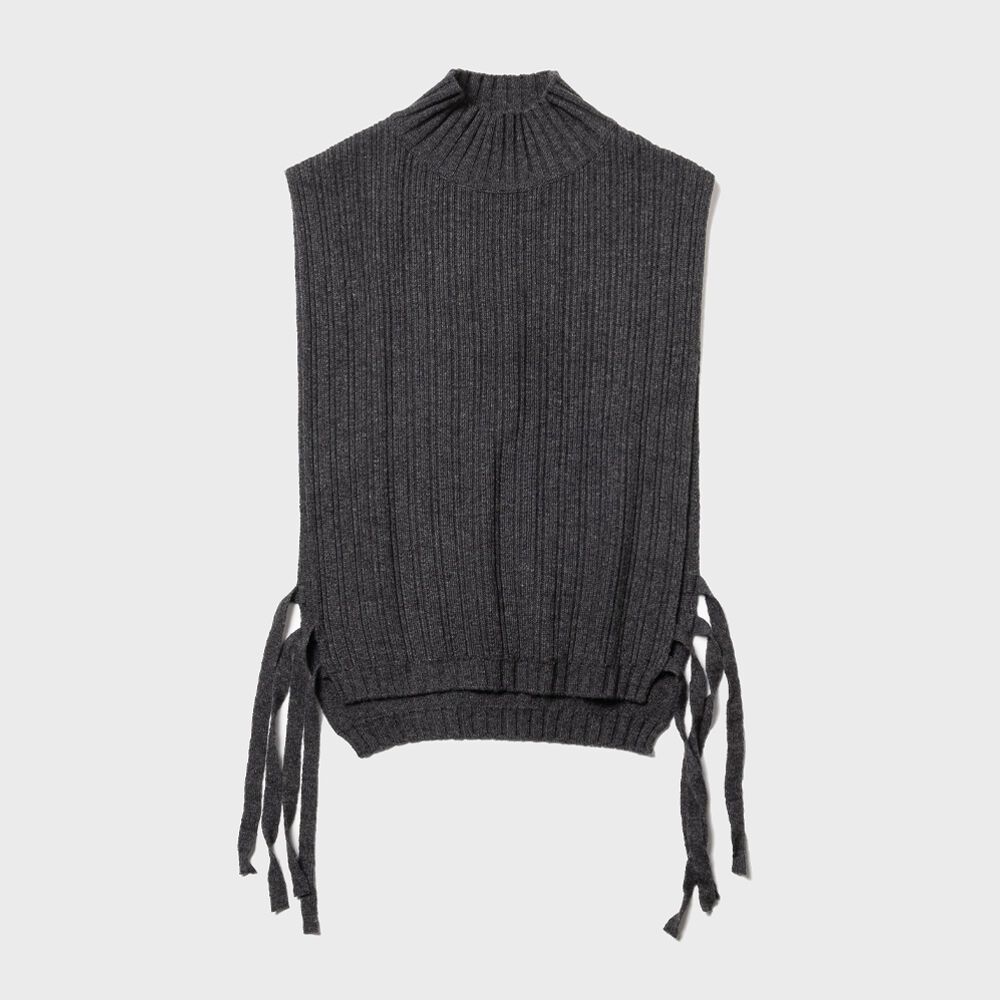 Turtleneck Knit Bib Smokey Grey - 감도 깊은 취향 셀렉트샵 29CM