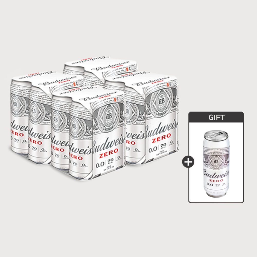 버드와이저 제로 500ml X 16캔입(+텀블러증정) 논알콜 맥주맛 - 감도 깊은 취향 셀렉트샵 29CM