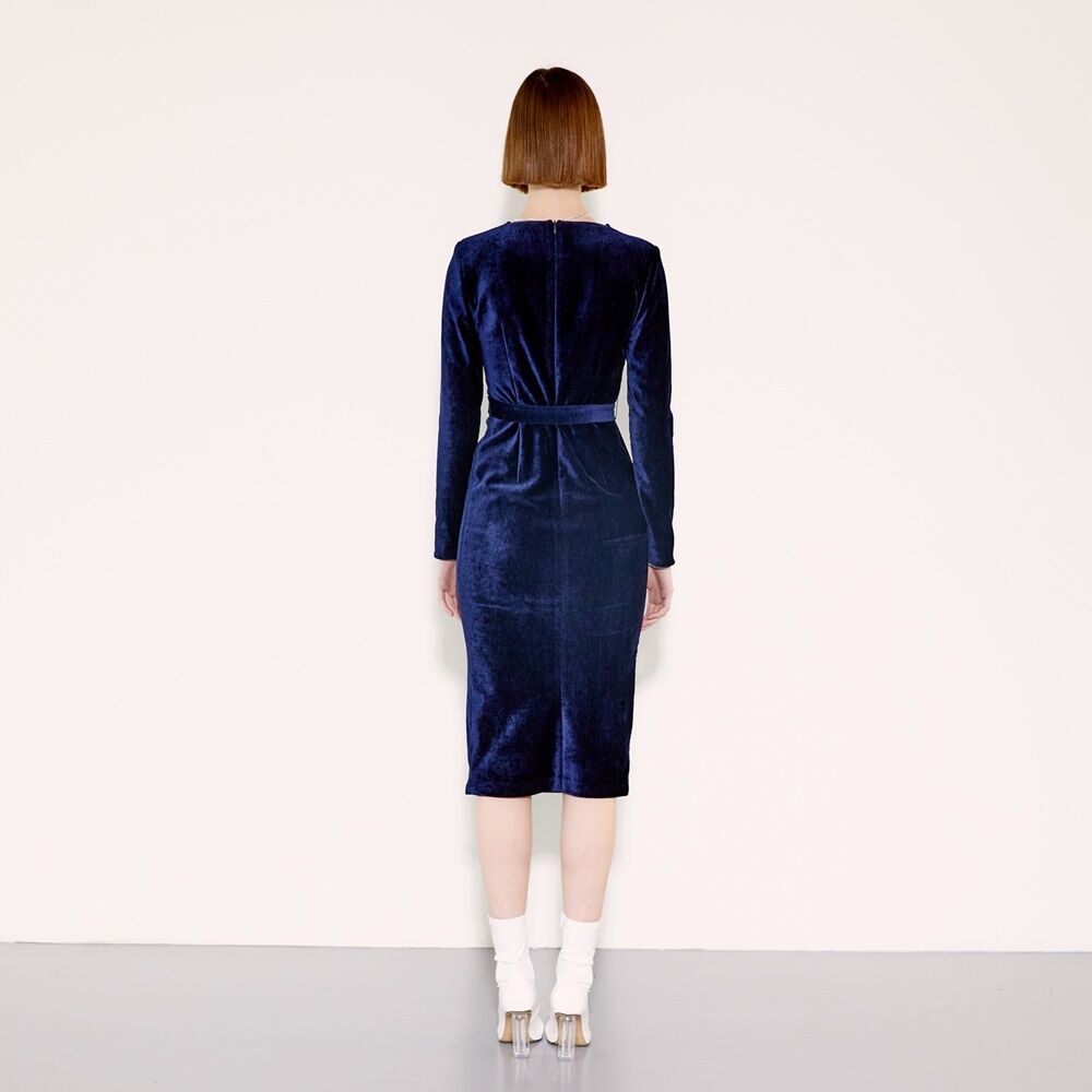 Andre Long Pencil Dress [Navy] - 감도 깊은 취향 셀렉트샵 29CM