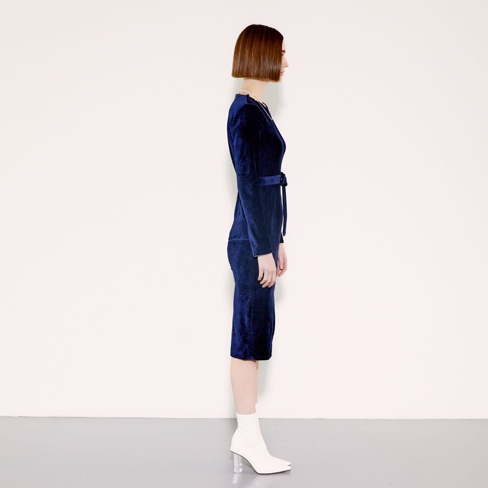 Andre Long Pencil Dress [Navy] - 감도 깊은 취향 셀렉트샵 29CM