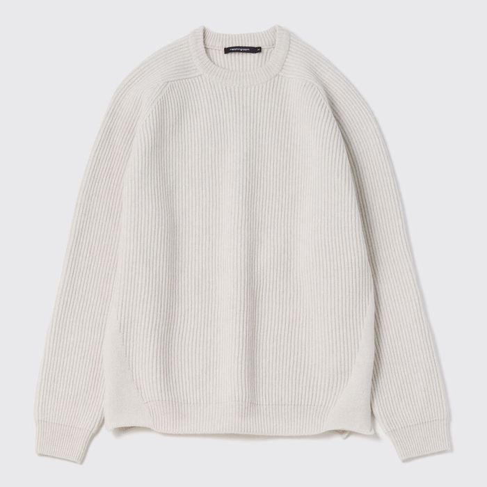 Round Neck Heavy Knit Pale Grey - 감도 깊은 취향 셀렉트샵 29CM