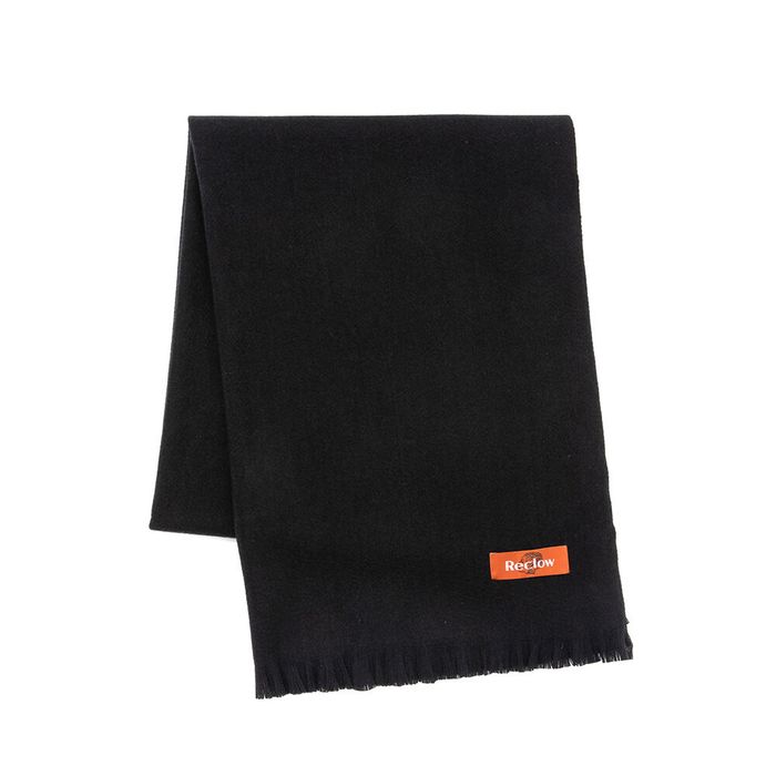 RECLOW 소프트 무지 머플러 블랙 - 감도 깊은 취향 셀렉트샵 29CM