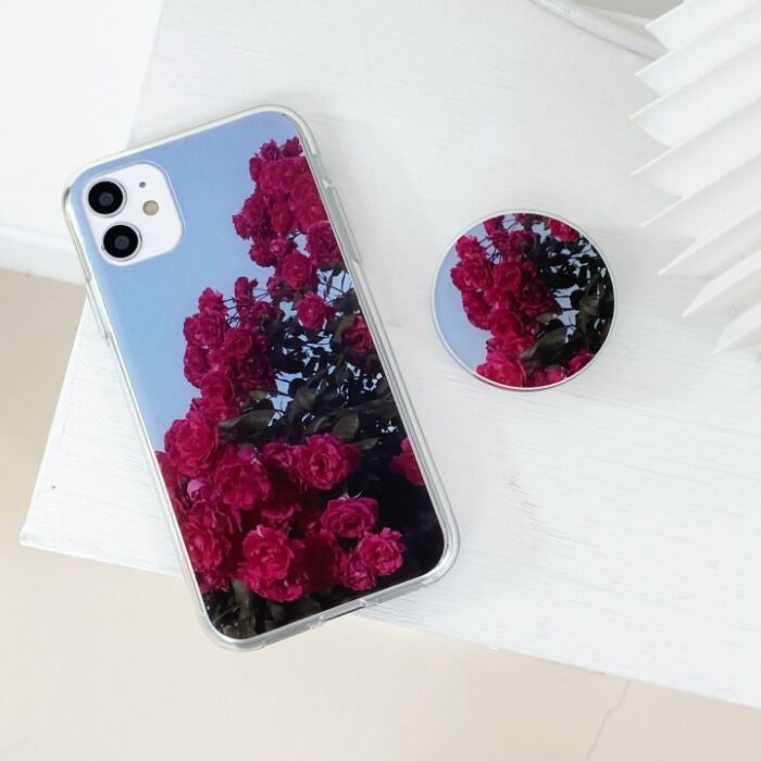 [1+1][젤리+아크릴스마트톡] 장미 디자인 감성 케이스 그립톡 세트 - 감도 깊은 취향 셀렉트샵 29CM