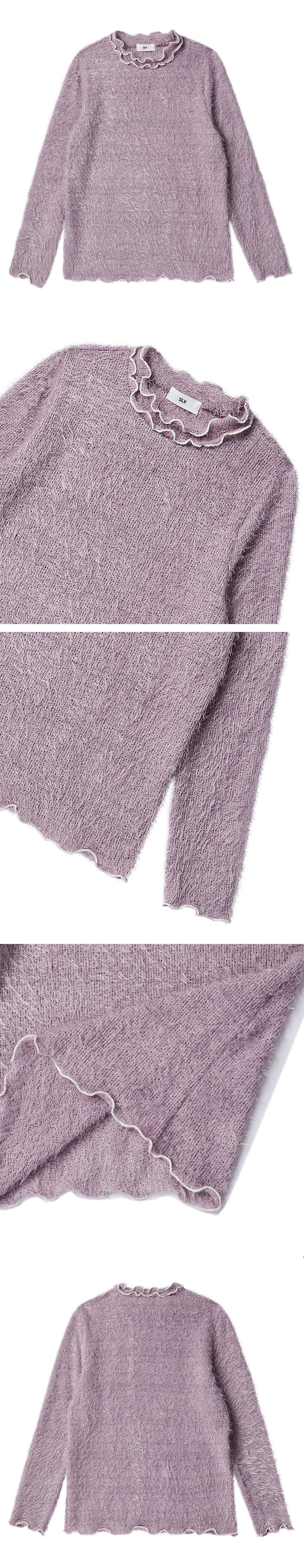 Lettuce edge stitch knit (LAVENDER) - 감도 깊은 취향 셀렉트샵 29CM