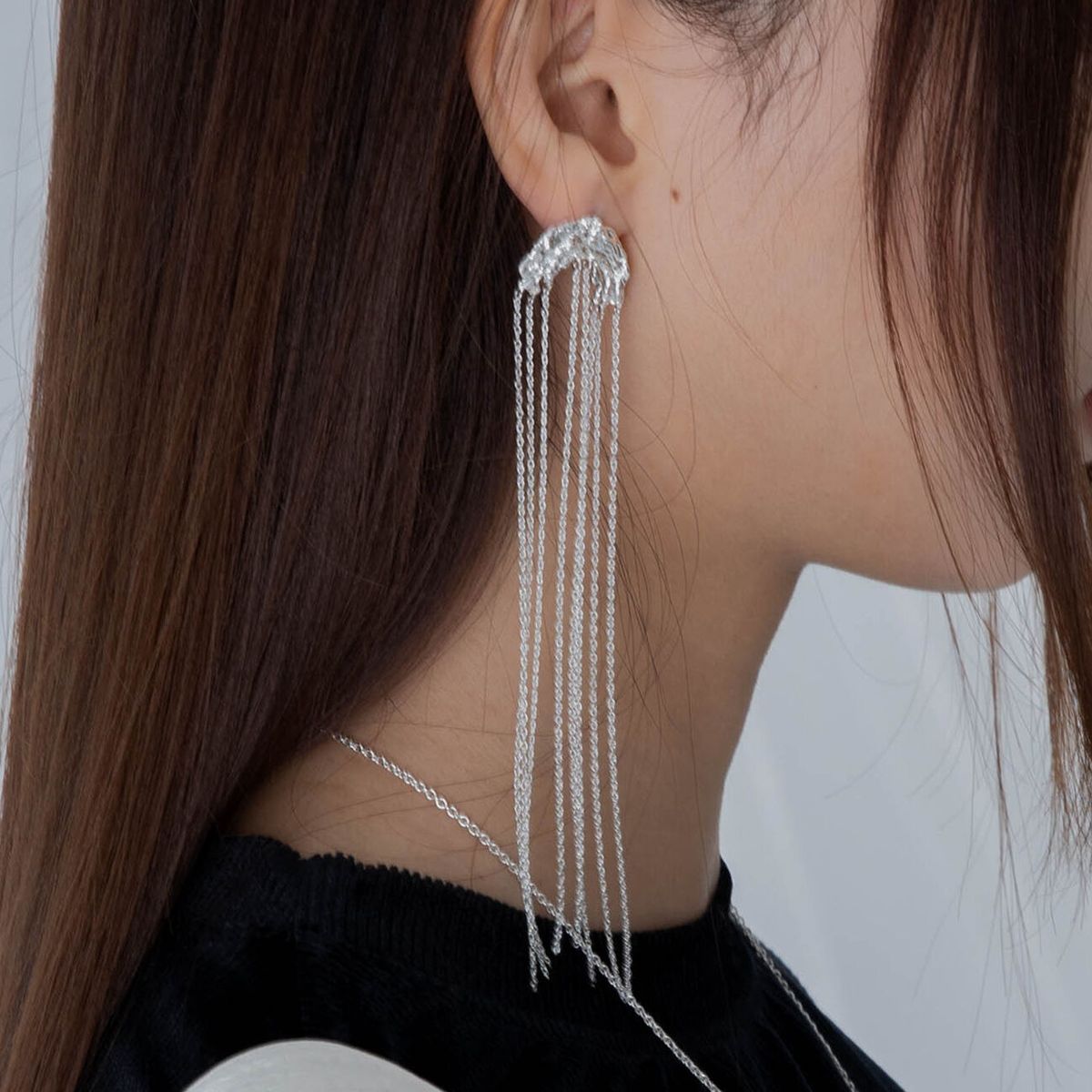 East blue sunset earrings Silver - 감도 깊은 취향 셀렉트샵 29CM