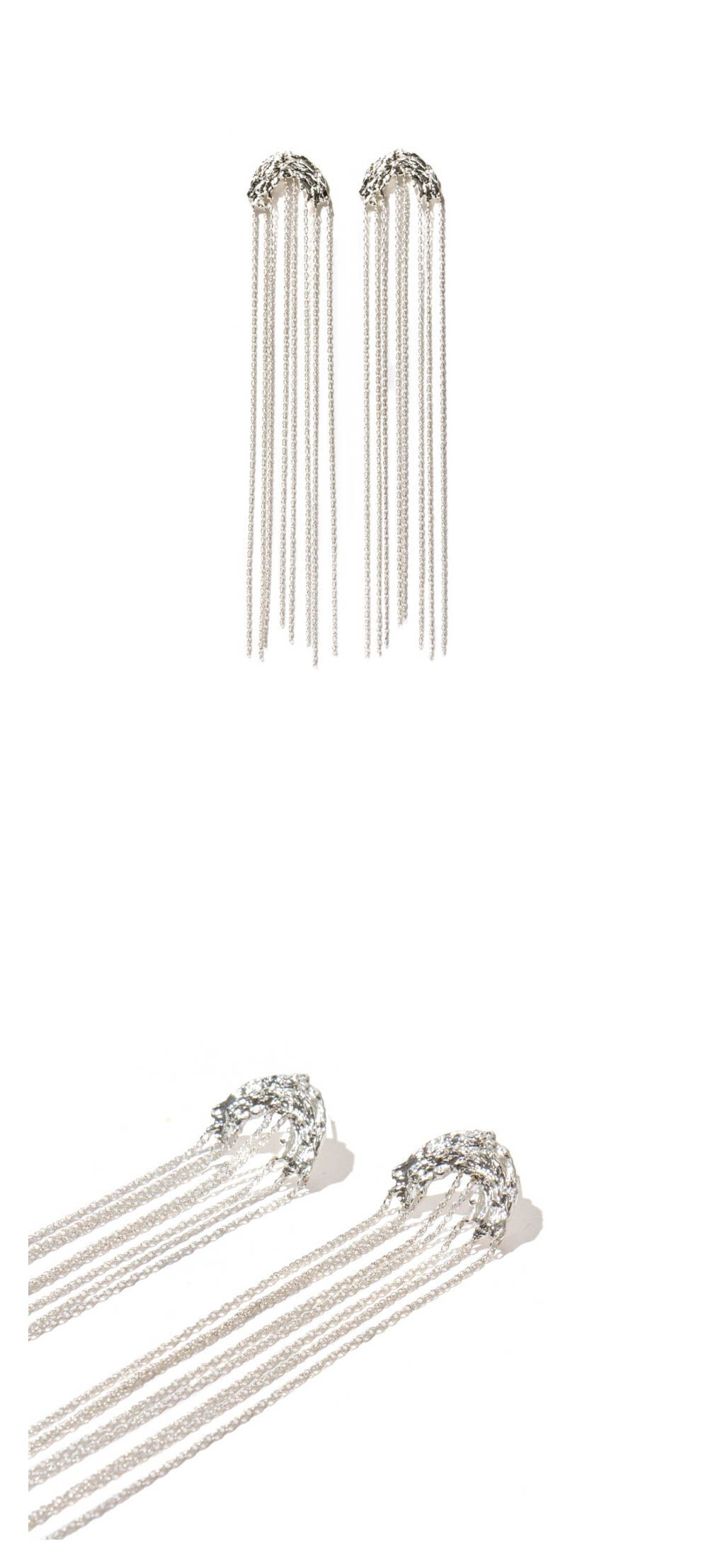 East blue sunset earrings Silver - 감도 깊은 취향 셀렉트샵 29CM