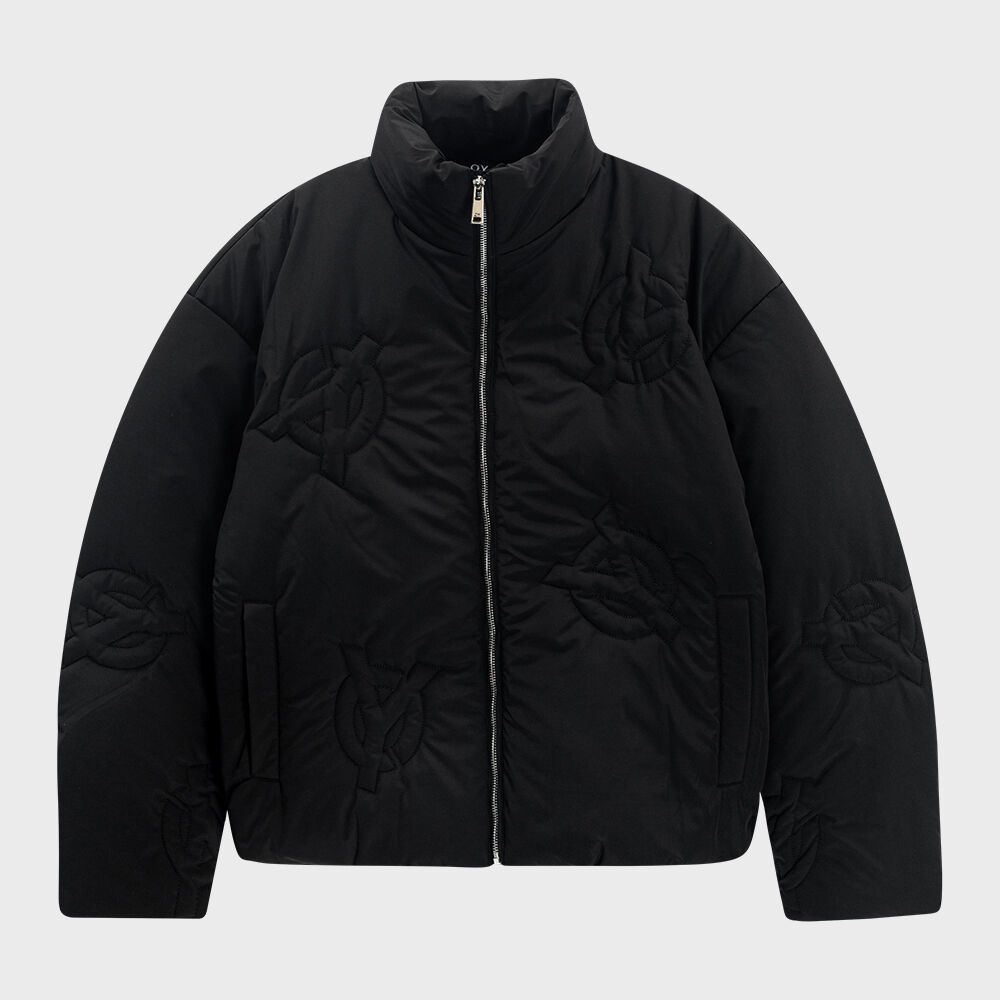 LOGO QUILTED PADDING JUMPER-BLACK - 감도 깊은 취향 셀렉트샵 29CM