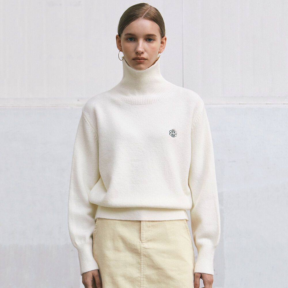 NICOLE VOLUME TURTLENECK KNIT_IVORY - 감도 깊은 취향 셀렉트샵 29CM