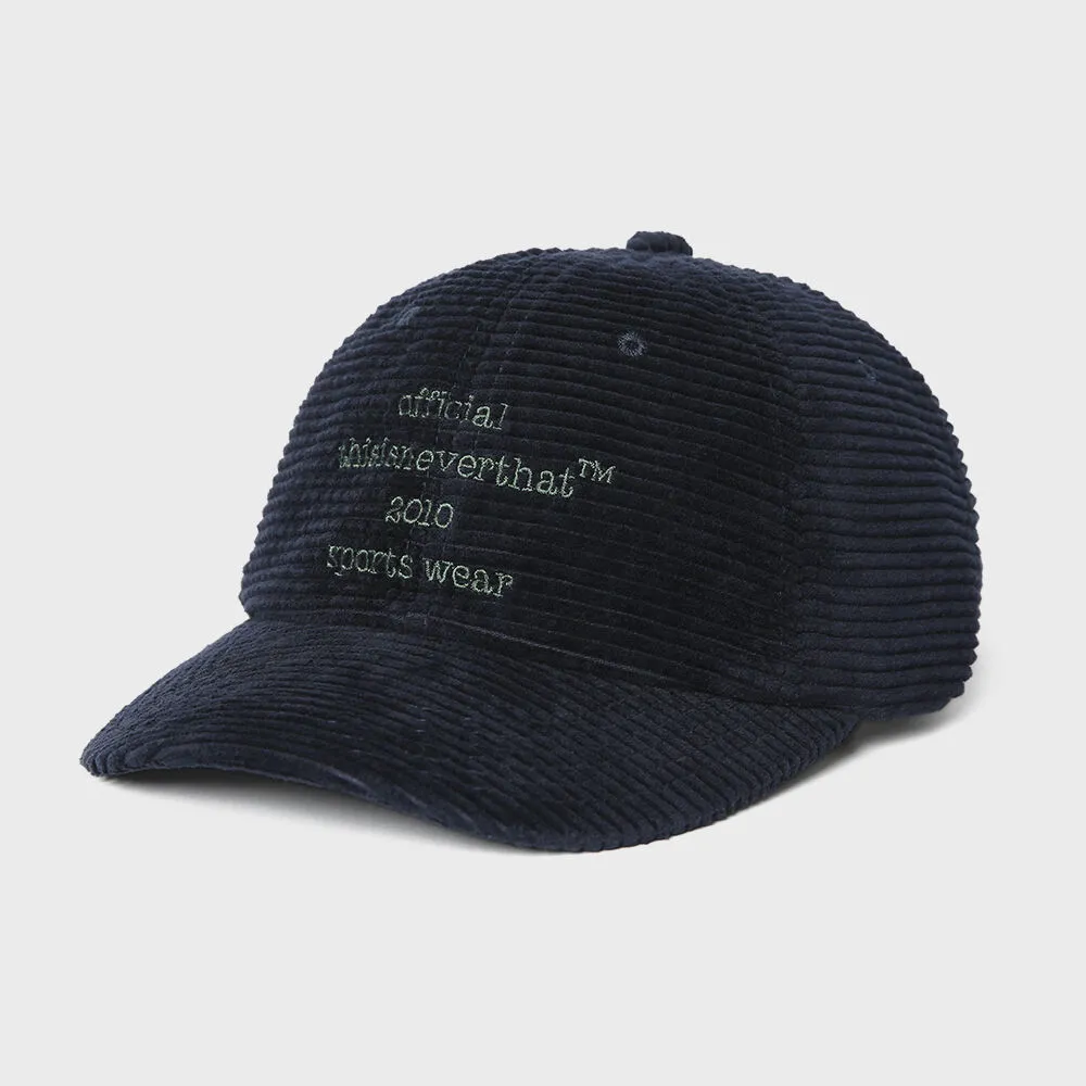 Wide Wale Cord Cap Navy - 감도 깊은 취향 셀렉트샵 29CM