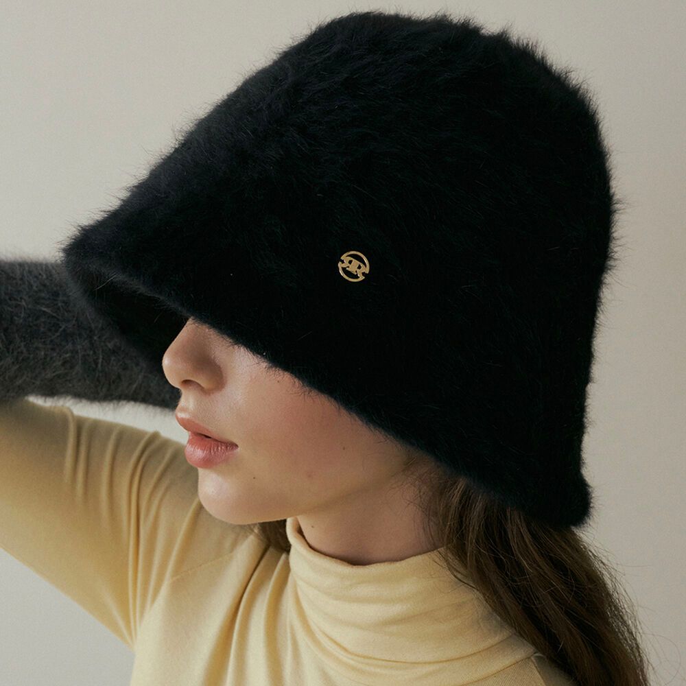 DRO LOGO SOFT BUCKET HAT BLACK - 감도 깊은 취향 셀렉트샵 29CM