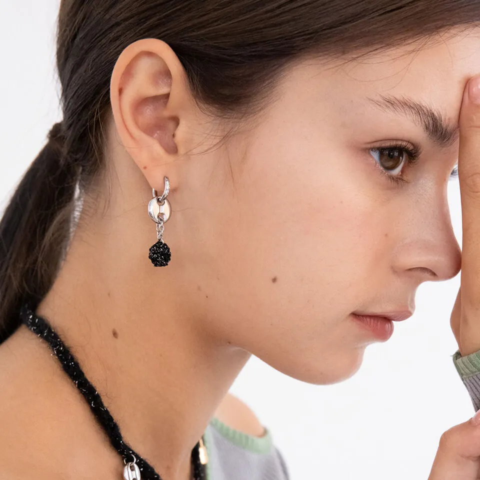 [2way] Drop knitball pendant ring earring - 감도 깊은 취향 셀렉트샵 29CM