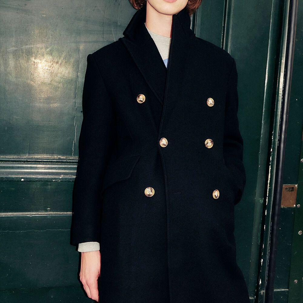 Edinburgh Classic Double Breasted Coat - Classic Black - 감도 깊은 취향 셀렉트샵 29CM