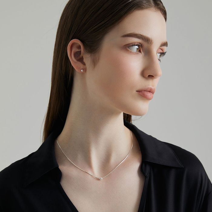 [Silver925] 뱀줄 볼 목걸이 - 감도 깊은 취향 셀렉트샵 29CM