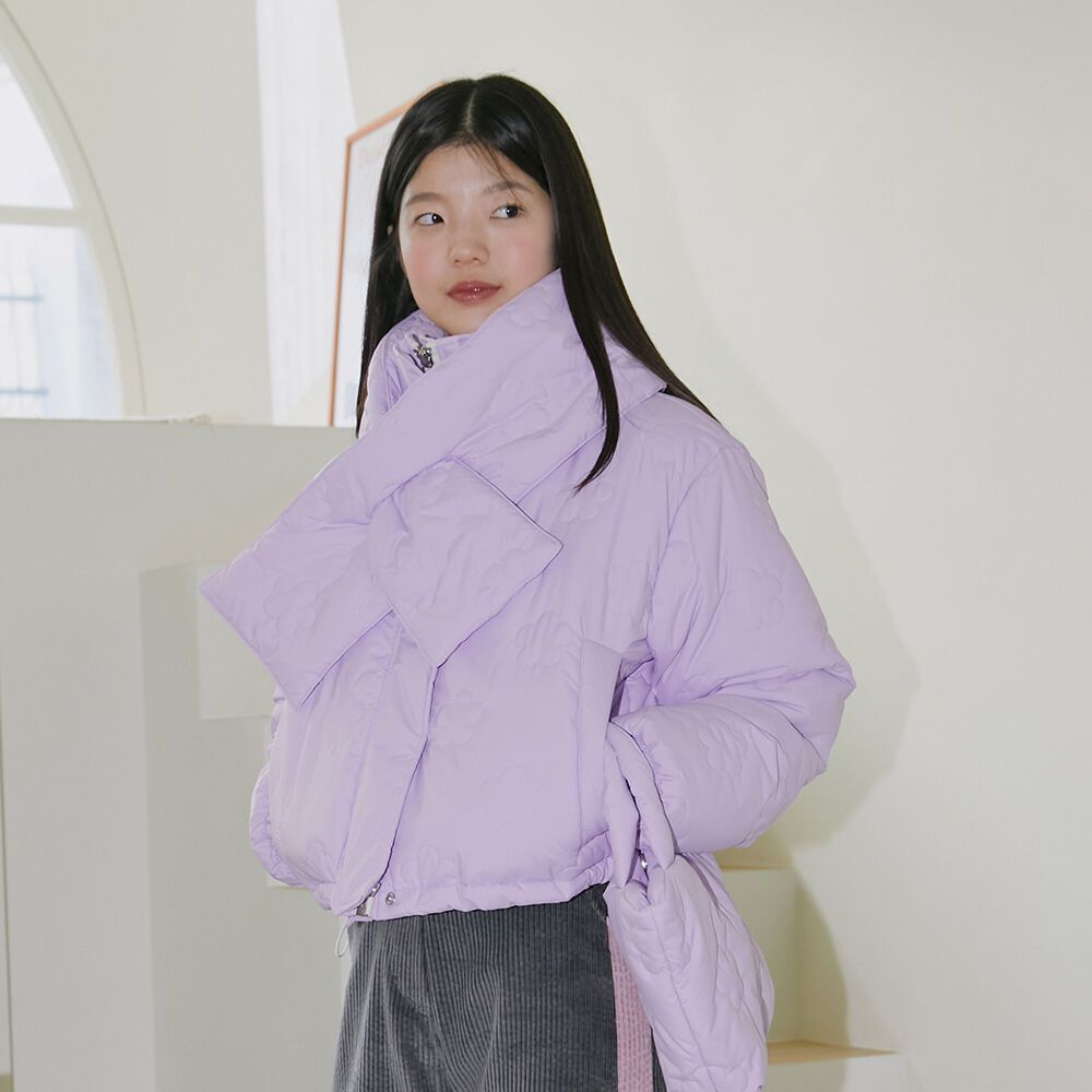 FLOWER QUILTED PADDING (LIGHT VIOLET) - 감도 깊은 취향 셀렉트샵 29CM