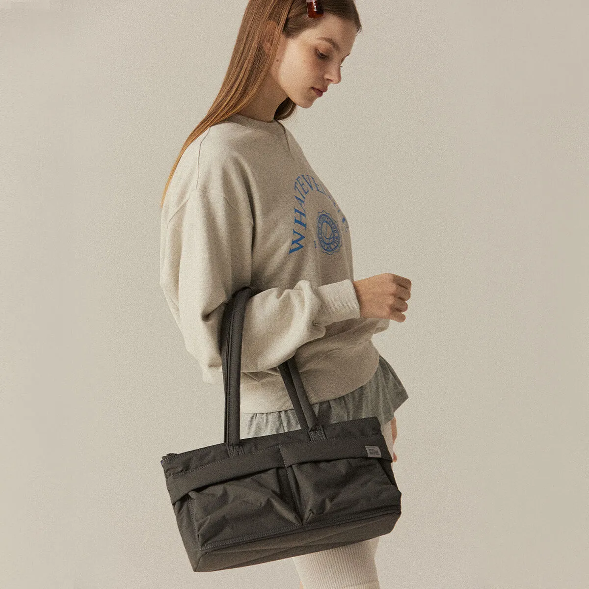 MELLOW TOTE WIDE Stone Grey - 감도 깊은 취향 셀렉트샵 29CM