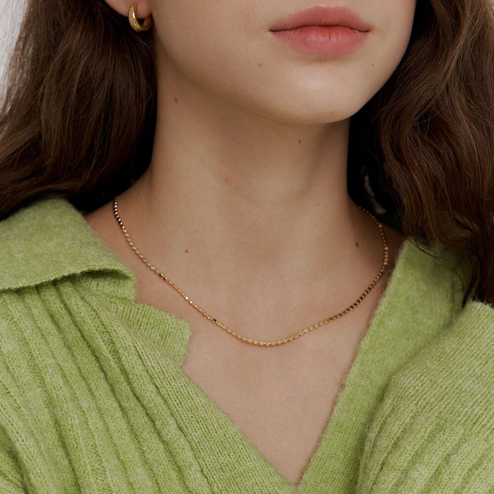 dot chain necklace (Silver 925) - 감도 깊은 취향 셀렉트샵 29CM