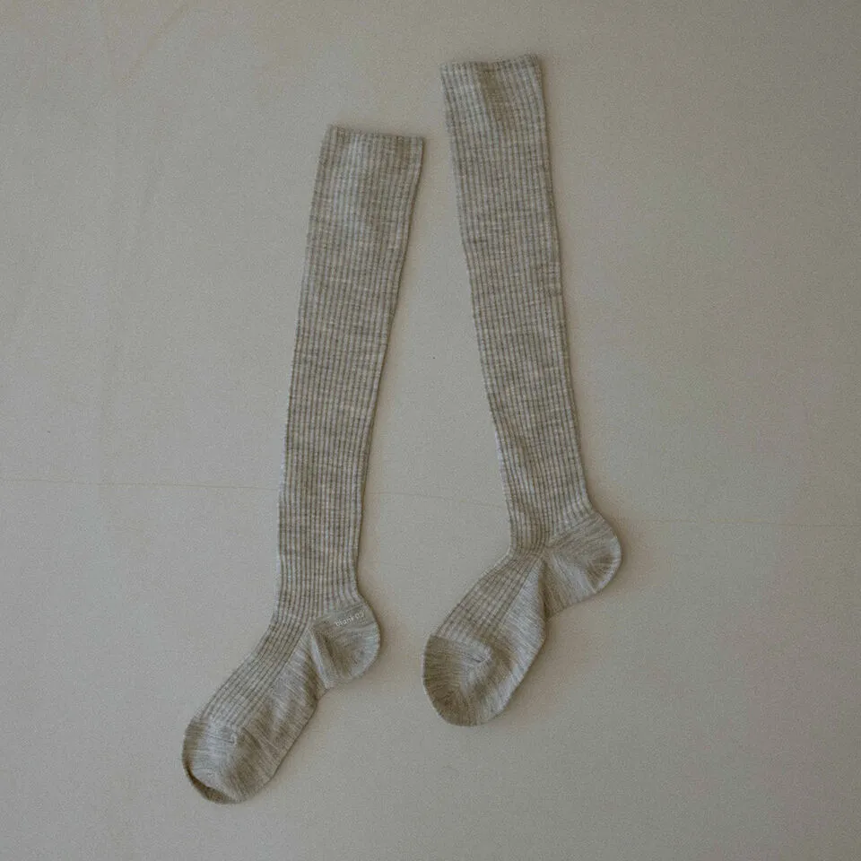 wool knee socks (4colors) - 감도 깊은 취향 셀렉트샵 29CM