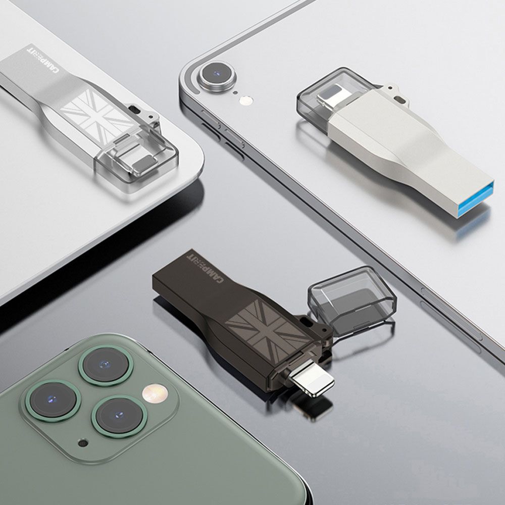 캠브리트 스페이스 CU300 아이폰 USB메모리 OTG USB3.0 2565G (IOS 8핀전용)+C타입젠더 - 감도 깊은 취향 ...