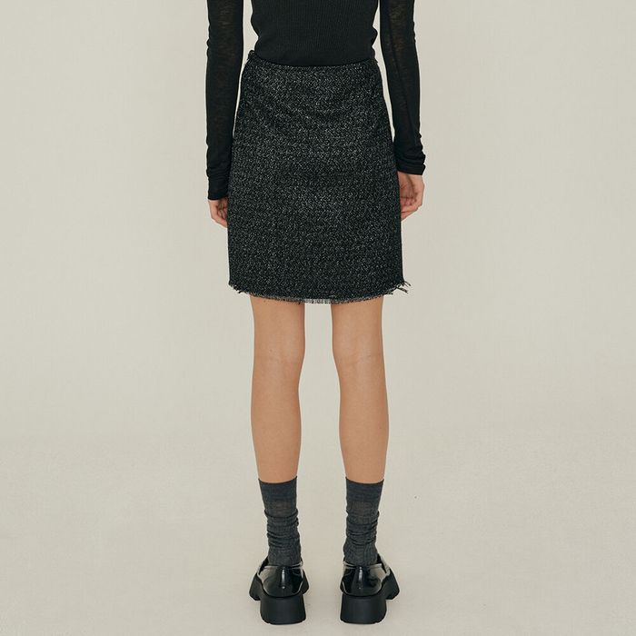 22FW_Two-way Zip-up Skirt (Black Metal) - 감도 깊은 취향 셀렉트샵 29CM