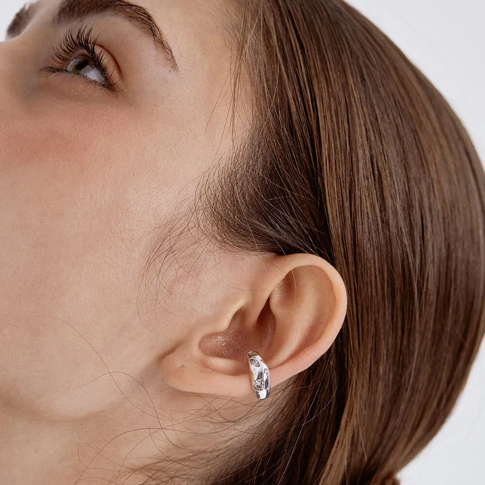 (SILVER925) Rough Cubic Chips Earcuff EC1932 - 감도 깊은 취향 셀렉트샵 29CM