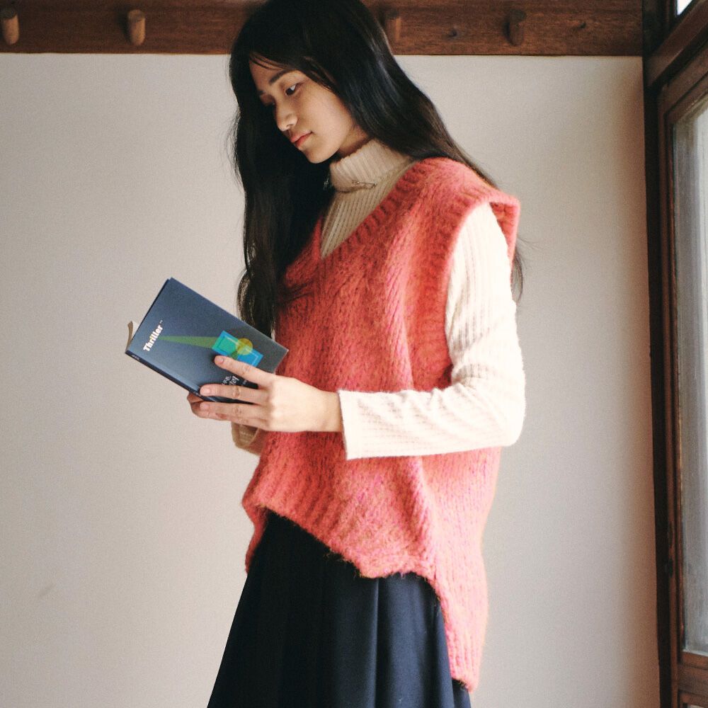 Cotton Candy Wool Knit Vest_hotpink - 감도 깊은 취향 셀렉트샵 29CM