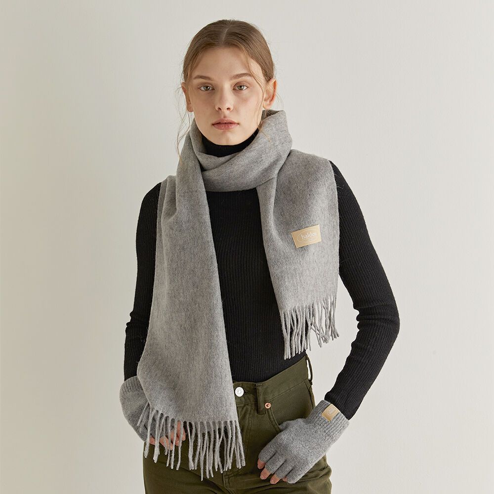 wool color muffler (M007_grey) - 감도 깊은 취향 셀렉트샵 29CM