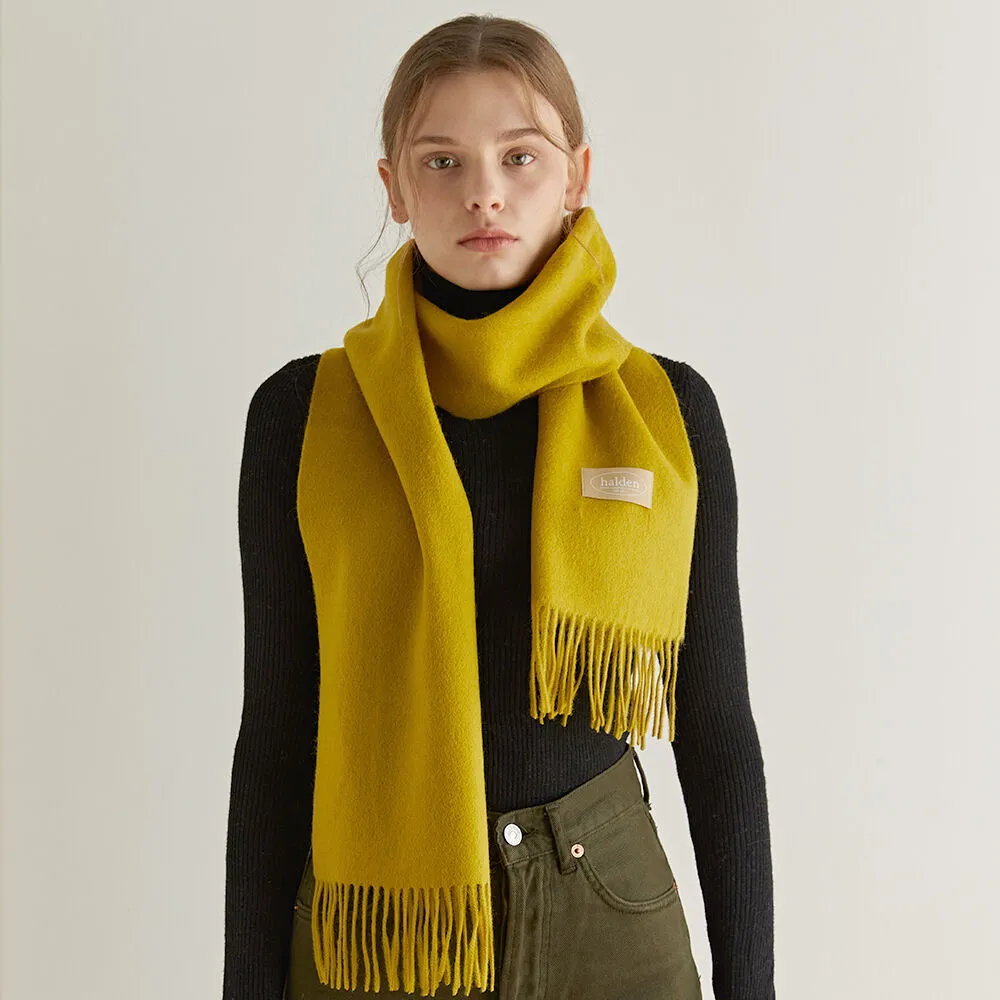 wool color muffler (M007_olive) - 감도 깊은 취향 셀렉트샵 29CM