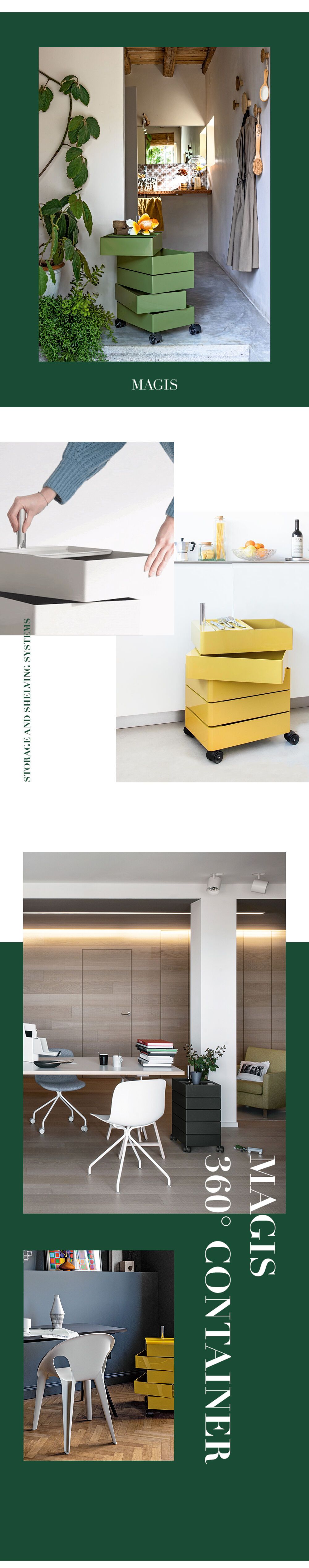 [Magis] 마지스 360˚ 5단 컨테이너_핑크 /Container/ MGS-AC250 RO - 감도 깊은 취향 셀렉트샵 29CM