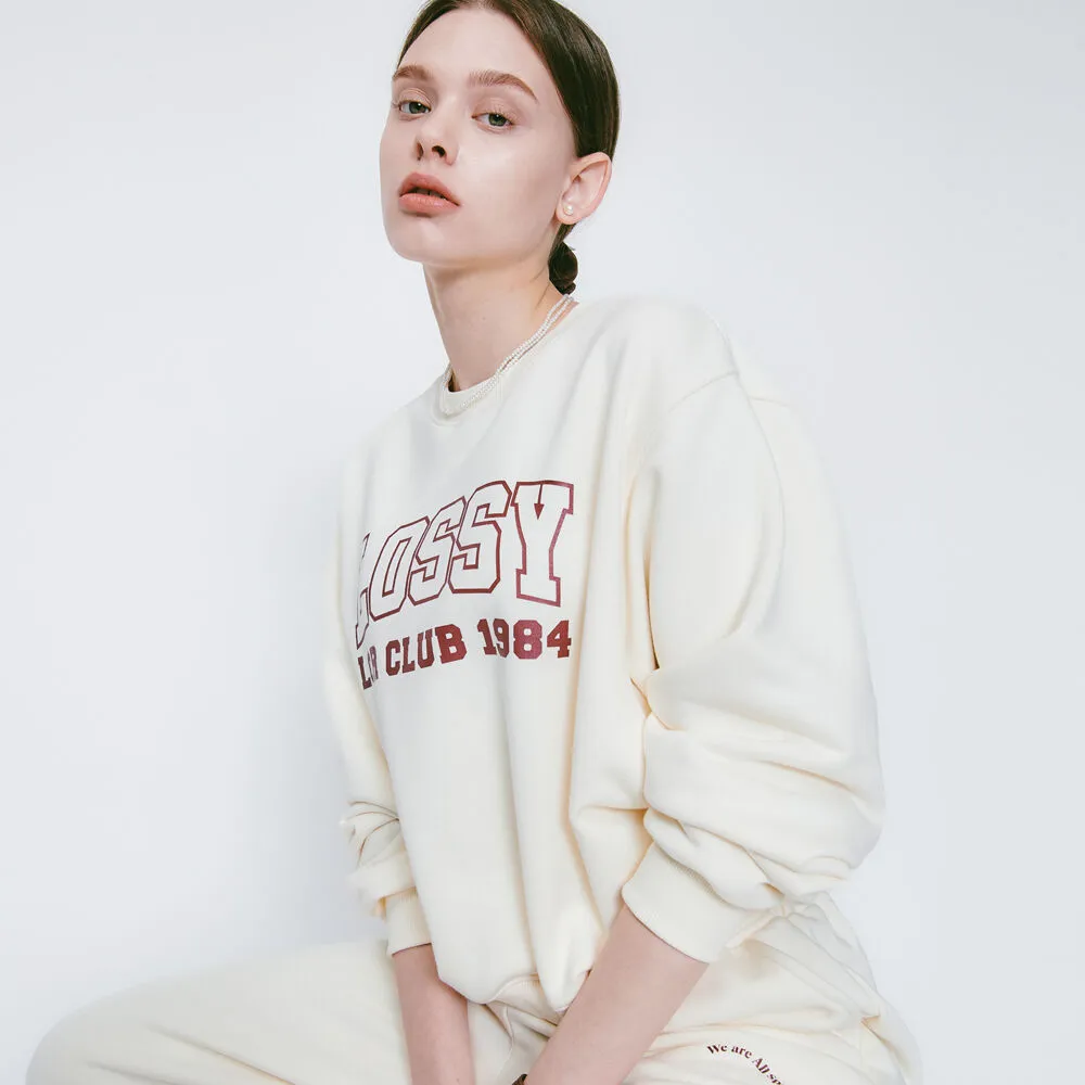 Lossy Logo Sweatshirt Cream - 감도 깊은 취향 셀렉트샵 29CM