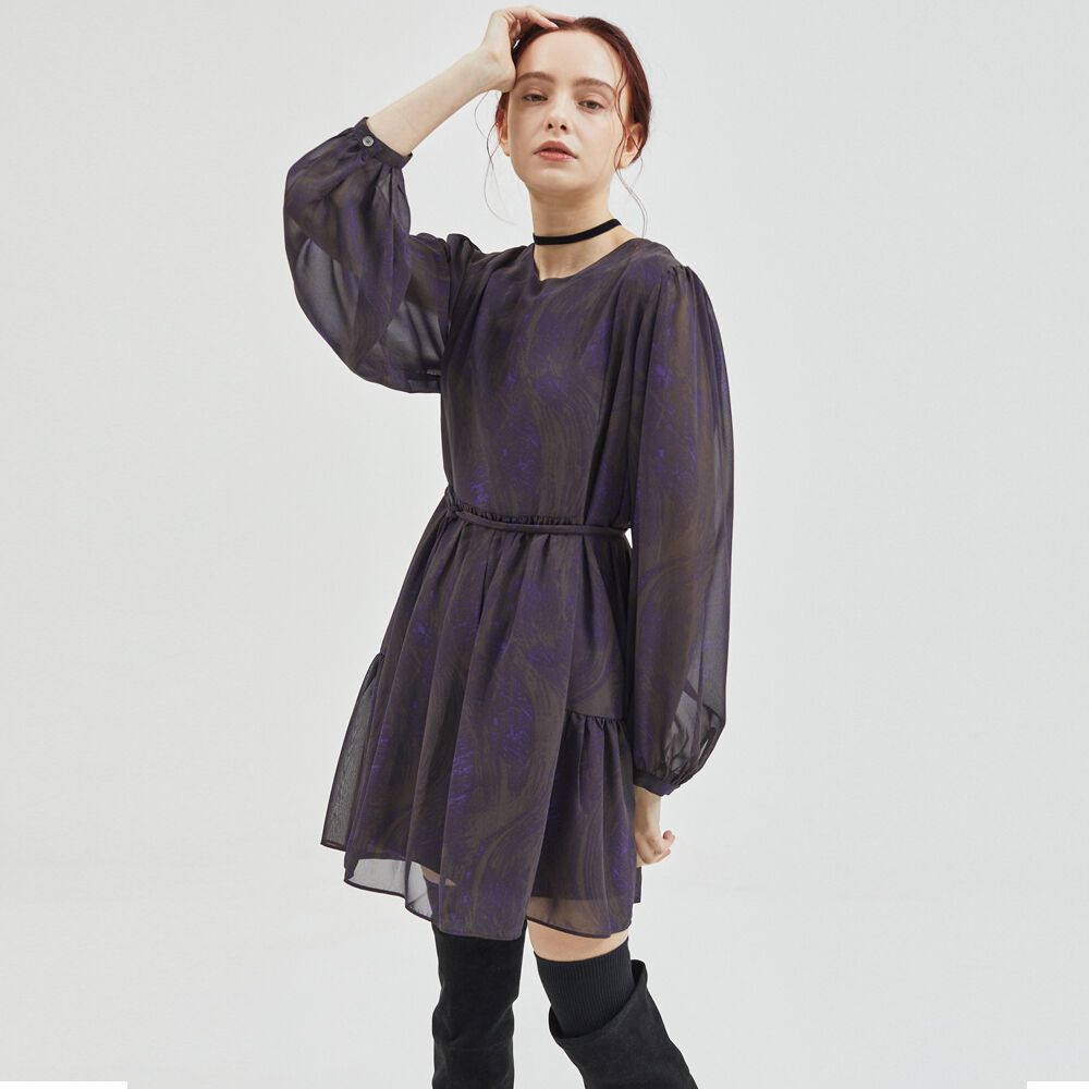 Ellis Chiffon One-Piece Purple - 감도 깊은 취향 셀렉트샵 29CM