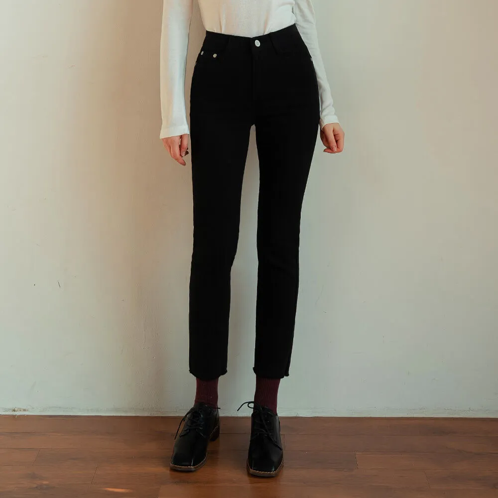 [기모안감] DIVA SLIM DENIM PANTS_Black - 감도 깊은 취향 셀렉트샵 29CM