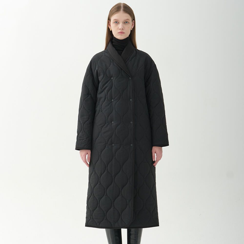 reversible long padding coat_black - 감도 깊은 취향 셀렉트샵 29CM