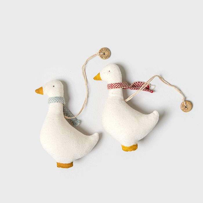Maileg 메일레그 크리스마스오너먼트 Goose Ornament, 2 Ass - 감도 깊은 취향 셀렉트샵 29CM