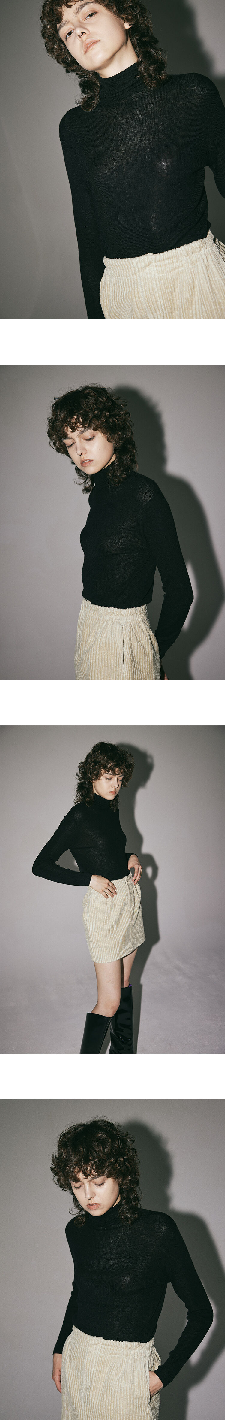 Basic Knit Turtleneck Black - 감도 깊은 취향 셀렉트샵 29CM