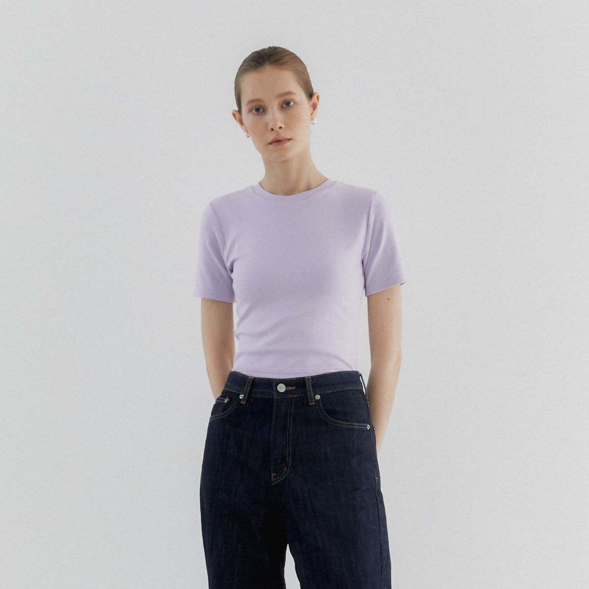 Basic Crop Top (Lavender) - 감도 깊은 취향 셀렉트샵 29CM