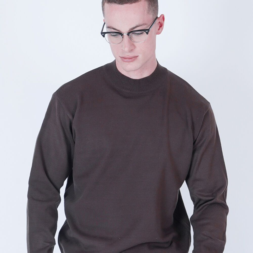 Heavy Basic Half-Neck (Brown) - 감도 깊은 취향 셀렉트샵 29CM