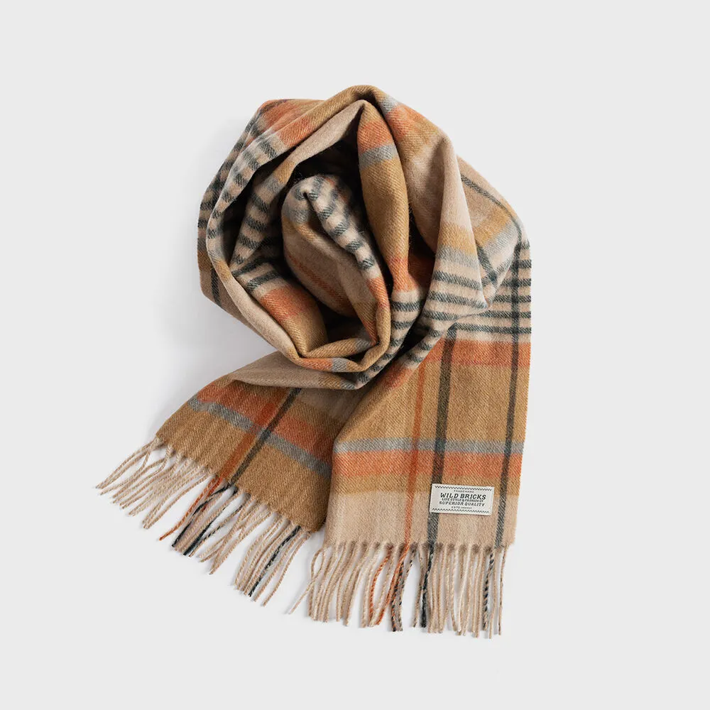 MD CHECK WOOL MUFFLER (beige) - 감도 깊은 취향 셀렉트샵 29CM