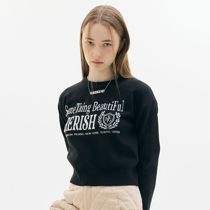 LX CHERISH KNIT(BLACK) - 감도 깊은 취향 셀렉트샵 29CM