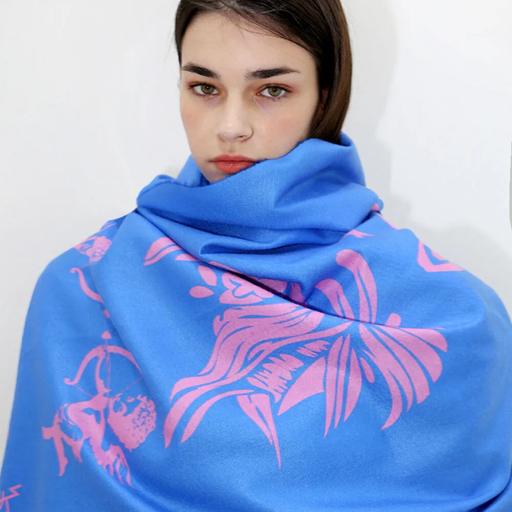 드로잉 블루 머플러_Drawing Blue Muffler - 감도 깊은 취향 셀렉트샵 29CM