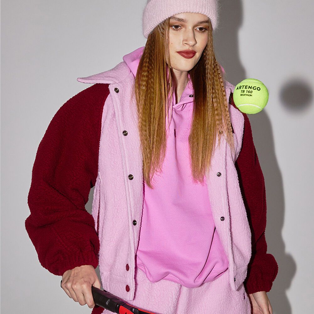 RB Color Block Fleece Jumper Pink - 감도 깊은 취향 셀렉트샵 29CM