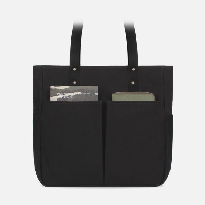 6 Pocket 3 Way Tote Bag (Super Oxford) (블랙) - 감도 깊은 취향 셀렉트샵 29CM