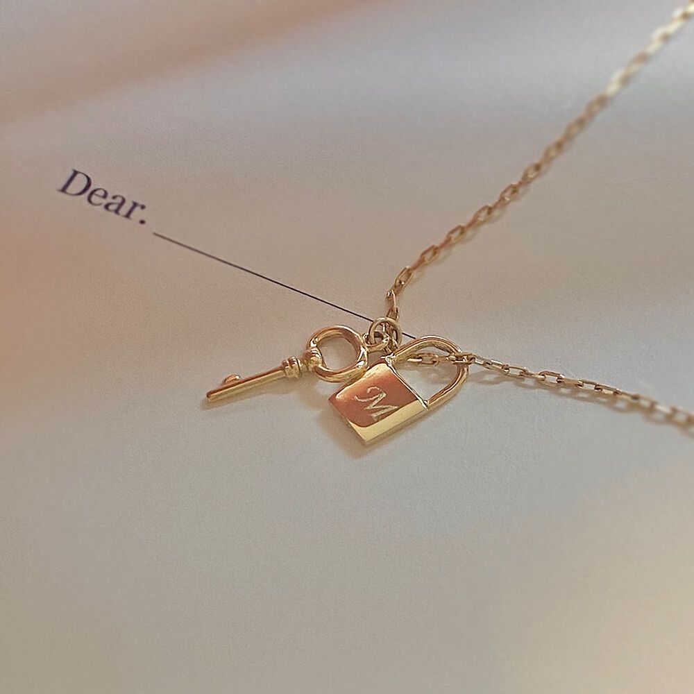 14k gold 러브락 네크리스 - 감도 깊은 취향 셀렉트샵 29CM