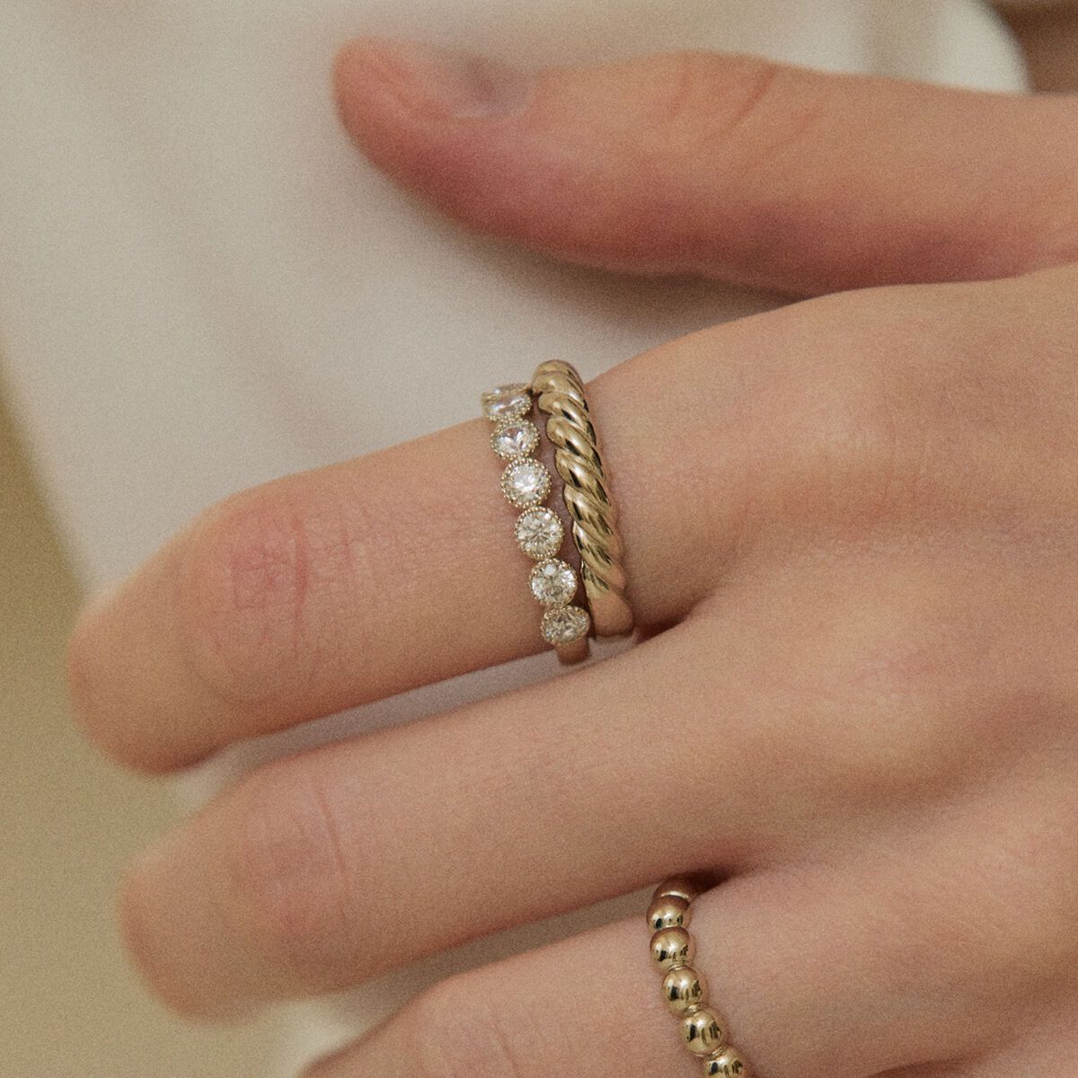 14k volume twist ring - 감도 깊은 취향 셀렉트샵 29CM