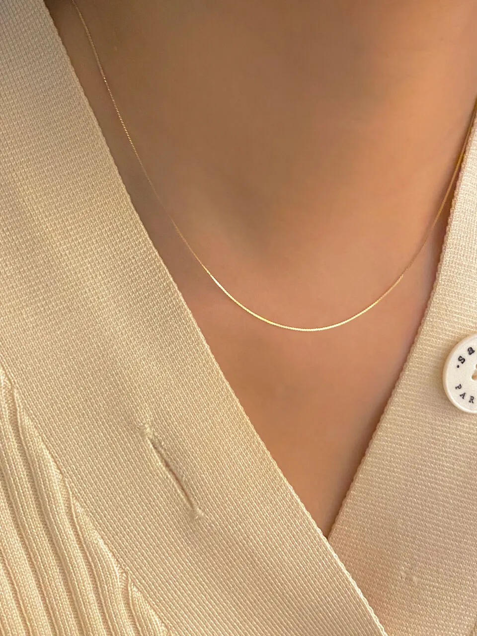 14k gold 실키 네크리스 - 감도 깊은 취향 셀렉트샵 29CM