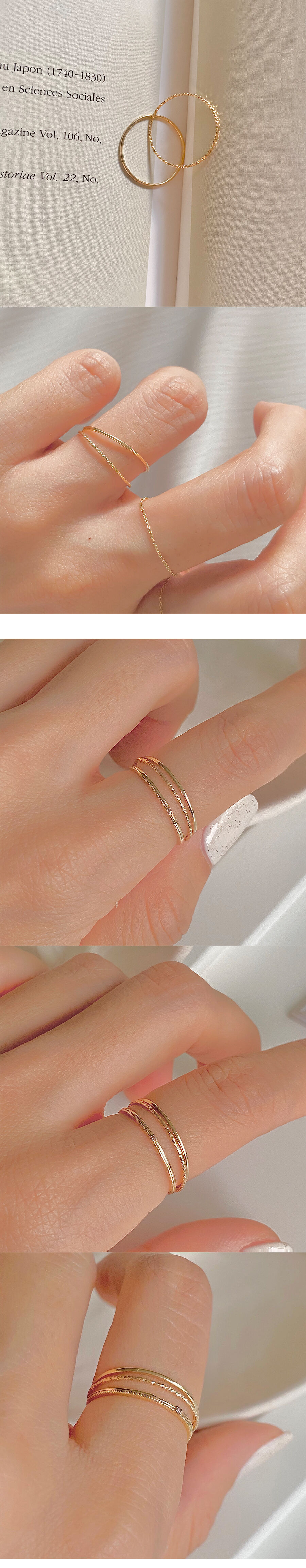 14k gold 컷팅 반지 - 감도 깊은 취향 셀렉트샵 29CM