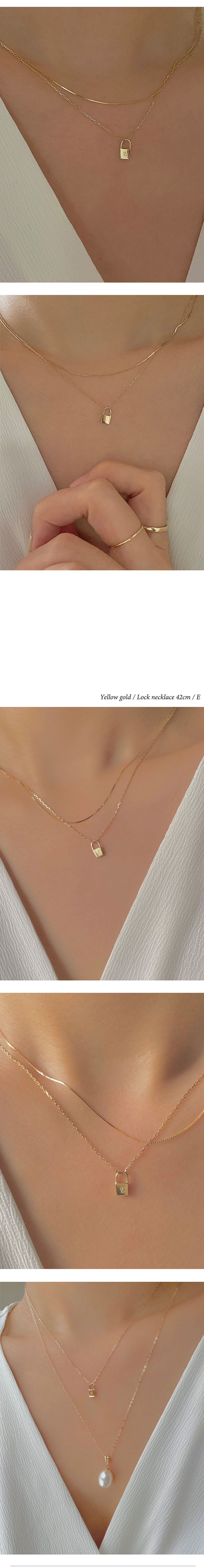 14k gold 러브락 네크리스 - 감도 깊은 취향 셀렉트샵 29CM