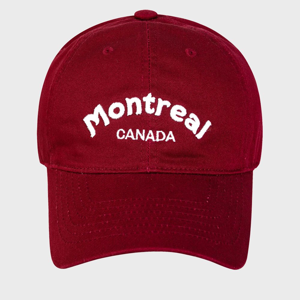 Montreal CANADA 워싱 볼캡-버건디 - 감도 깊은 취향 셀렉트샵 29CM