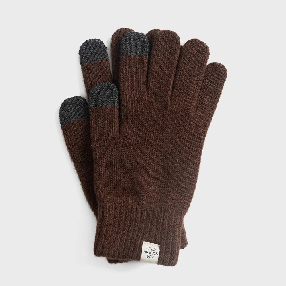 WL BASIC TOUCH GLOVES (brown) - 감도 깊은 취향 셀렉트샵 29CM