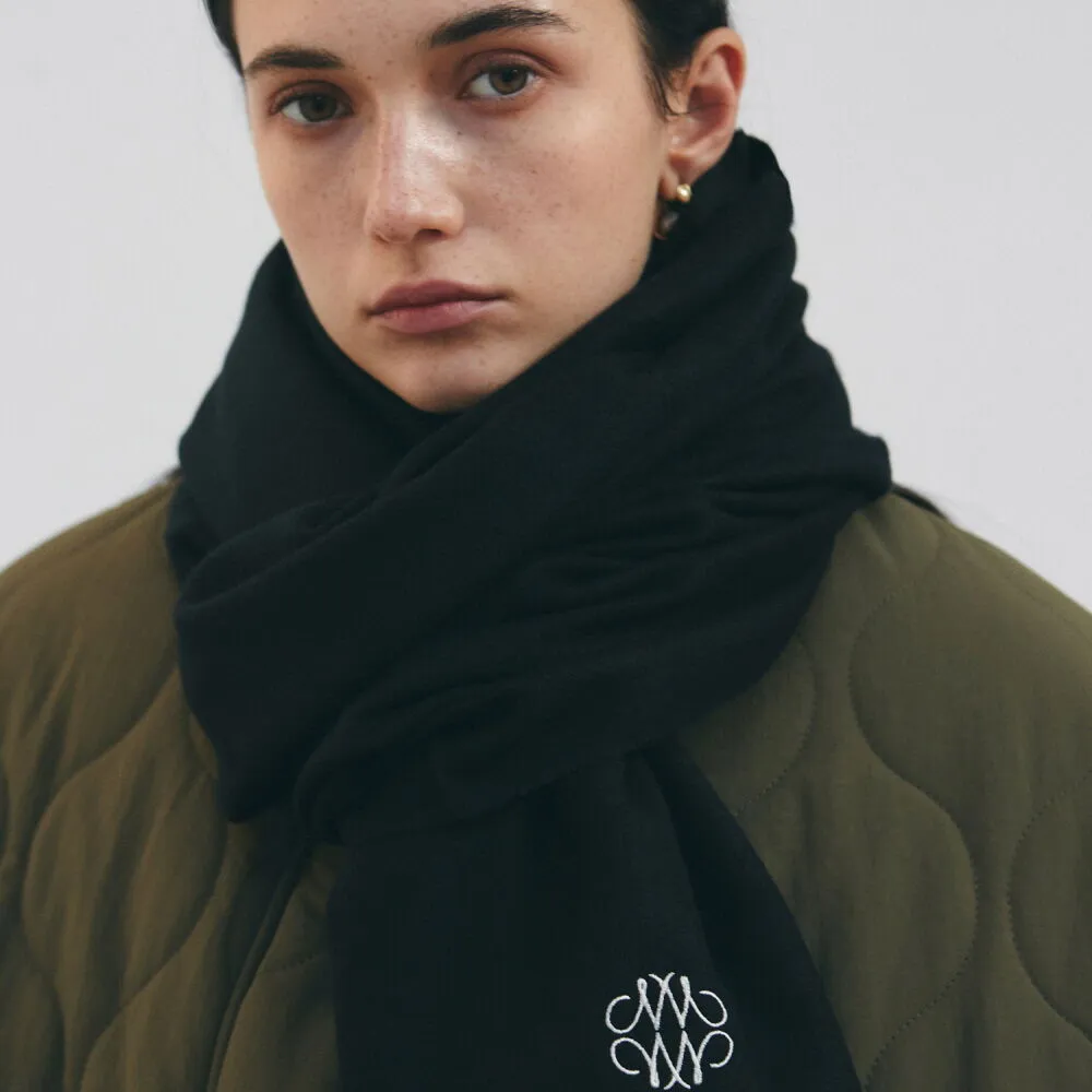 NICOLE PREMIUM MUFFLER_BLACK - 감도 깊은 취향 셀렉트샵 29CM