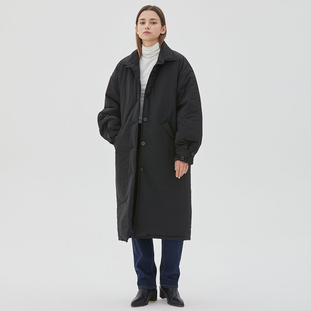 BARBOUR OVER SIZE LONG PADDING BLACK - 감도 깊은 취향 셀렉트샵 29CM